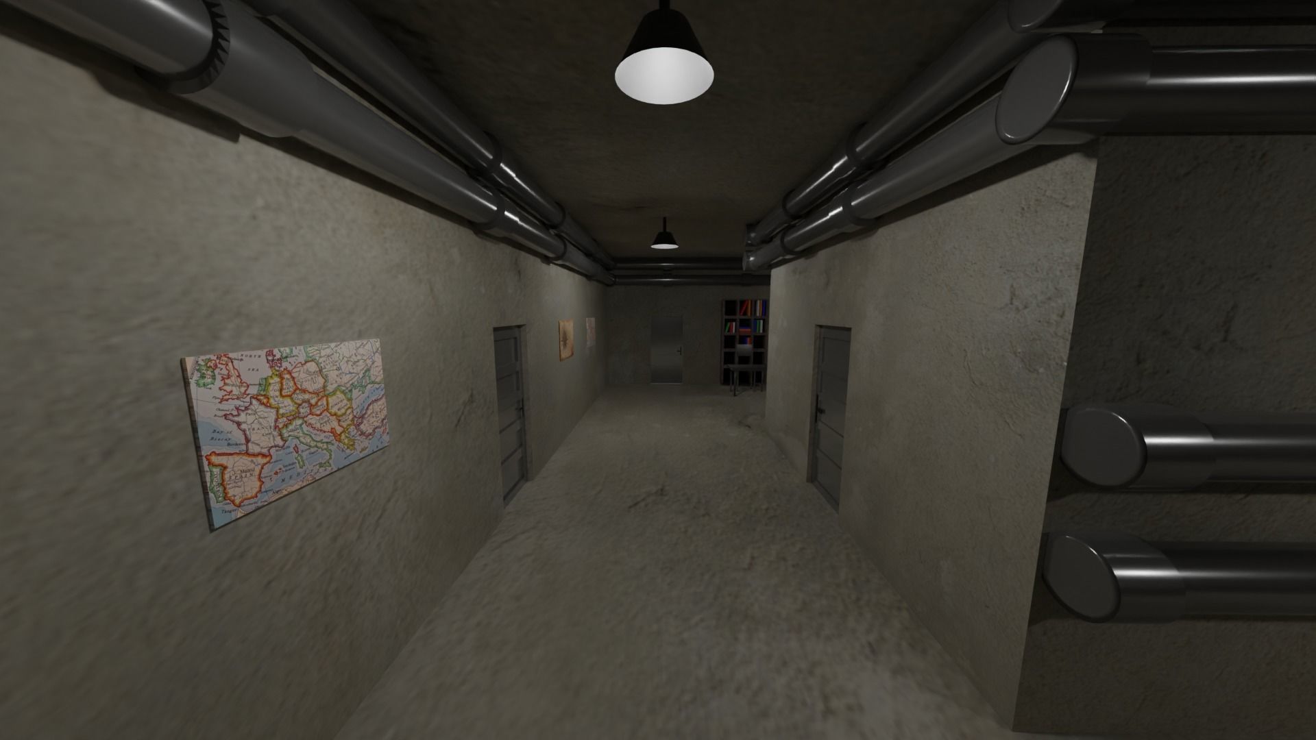 3D model Military Bunker - Egypt VR / AR / low-poly | CGTrader