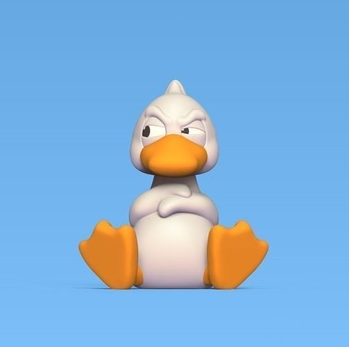 Suspicious Duck 3D model 3D printable | CGTrader