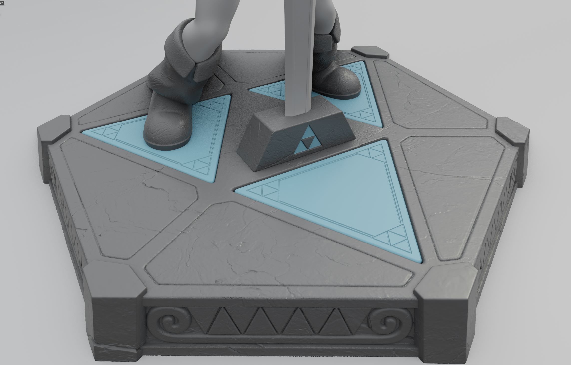 Zelda Ocarina Of Time Young Link - 3D PRINTABLE STATUE 3D model 3D ...