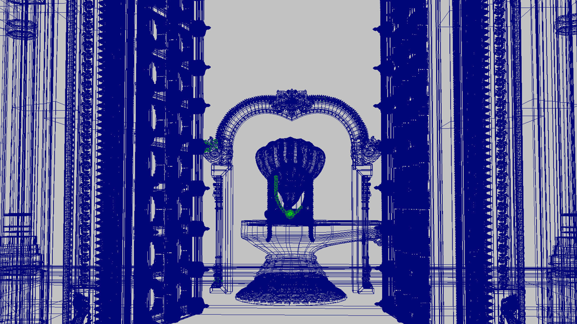 Lord Shiva temple interior 3D model | CGTrader