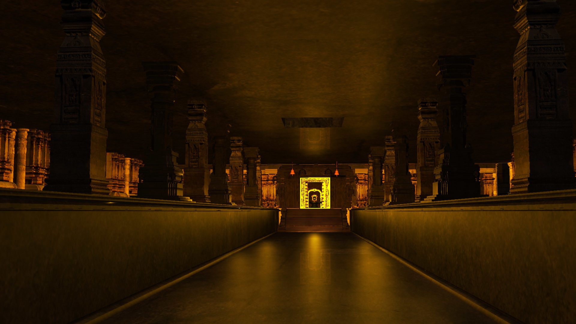 Lord Shiva temple interior 3D model | CGTrader