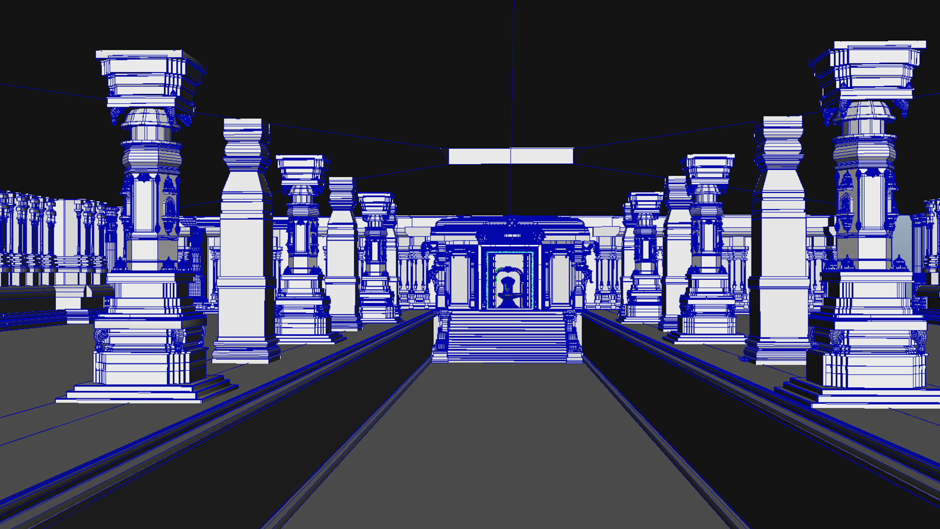 Lord Shiva temple interior 3D model | CGTrader