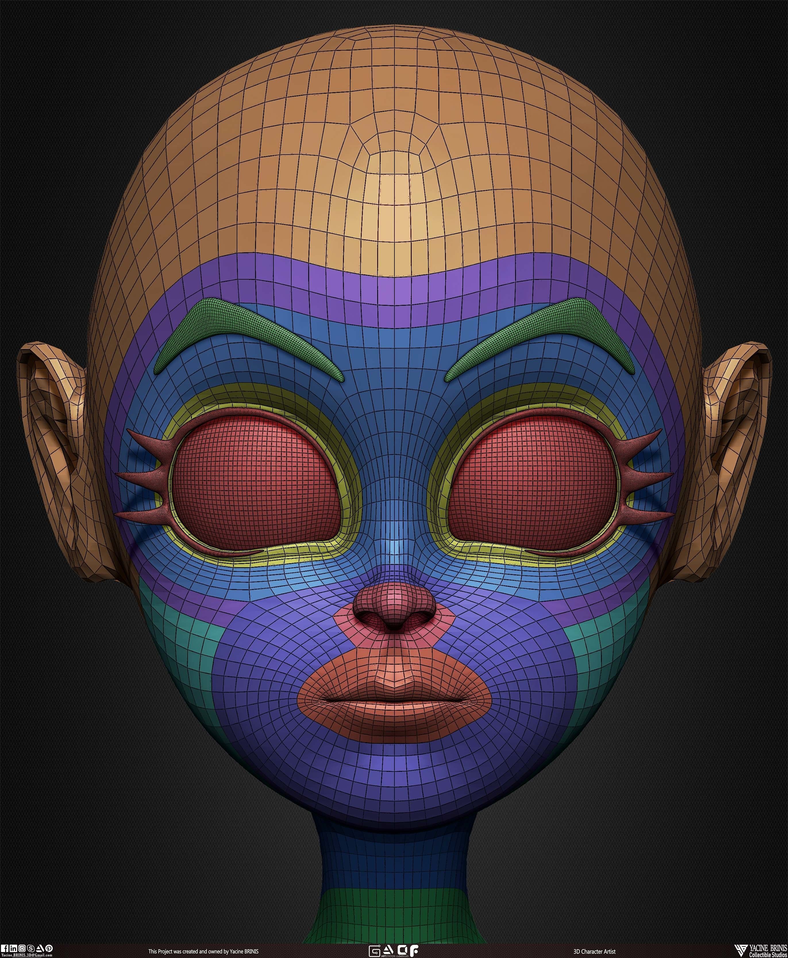 3D model Female Anime Base-mesh 3D Model Vol 03 VR / AR / low-poly ...