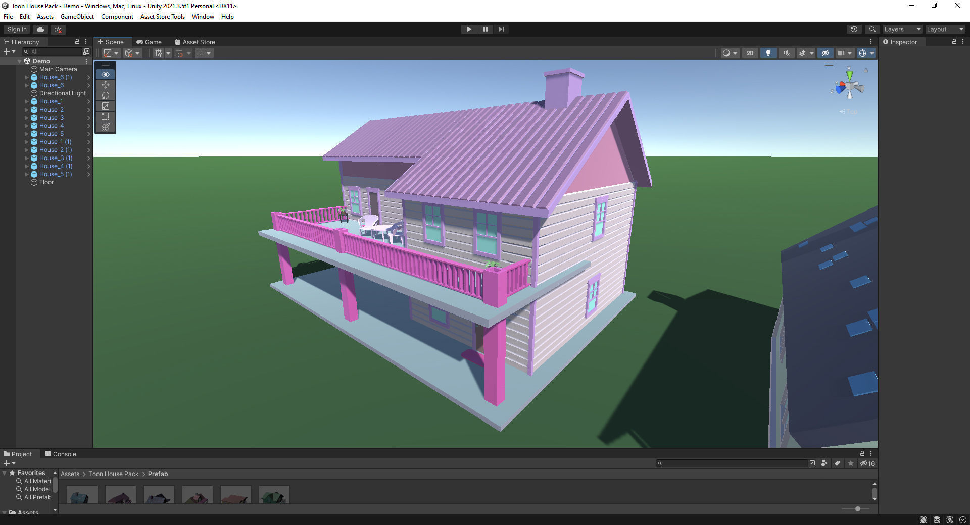 3D model Toon House Pack Cartoon Unity VR / AR / low-poly | CGTrader