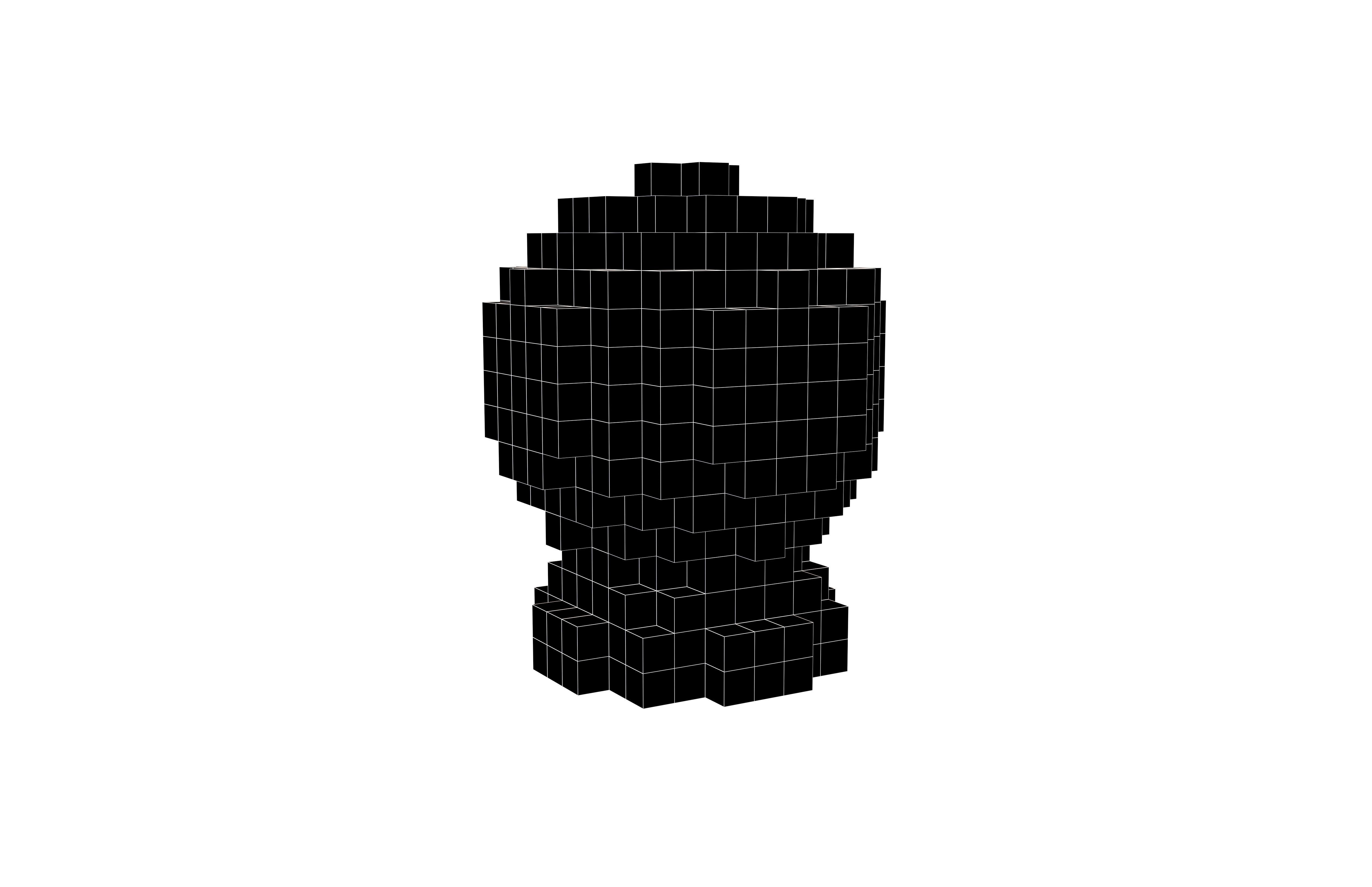 3D model Voxel Crystal Ball V1 005 VR / AR / low-poly | CGTrader