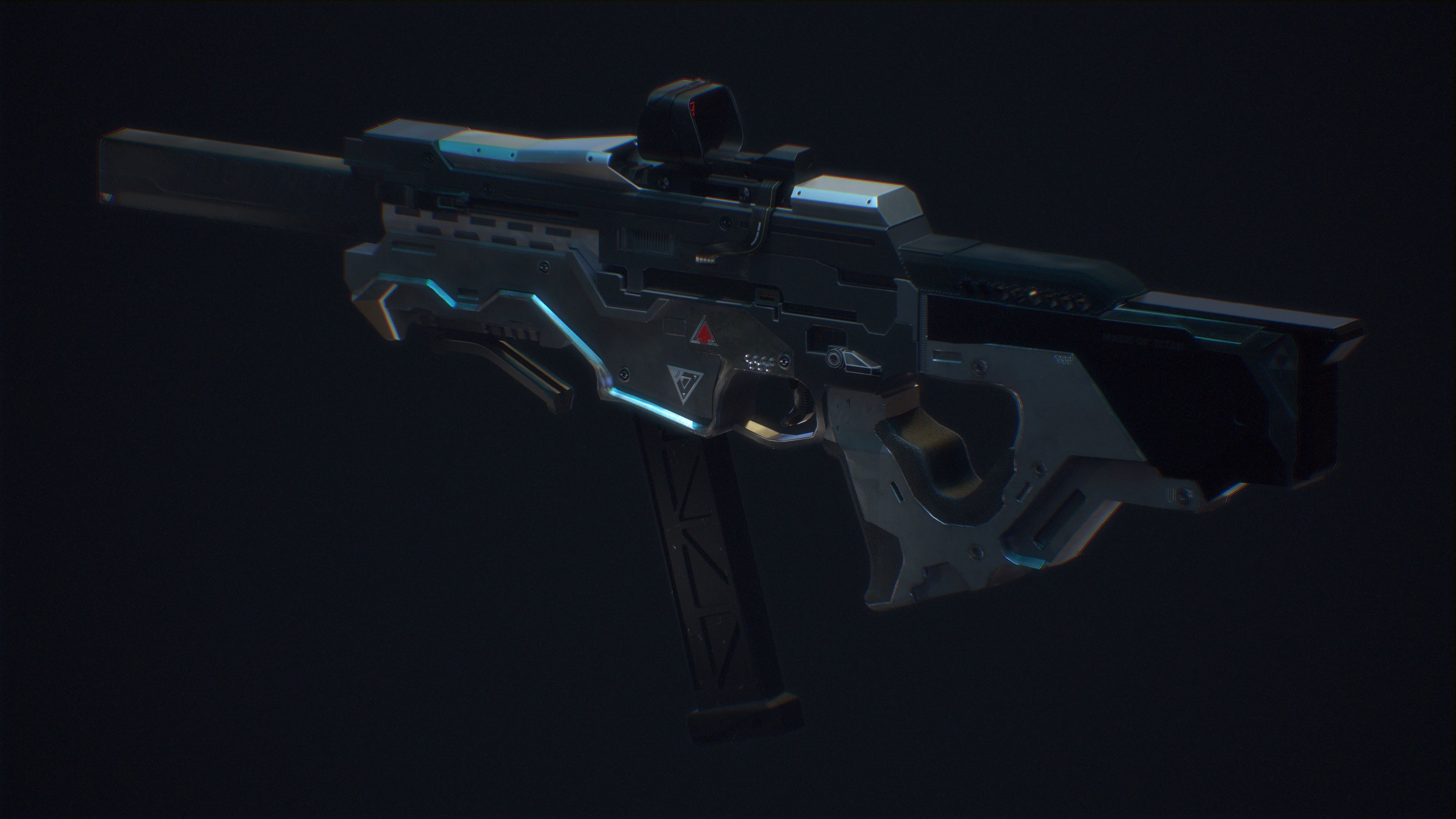 3D model SCI -FI SMG UMP VR / AR / low-poly | CGTrader