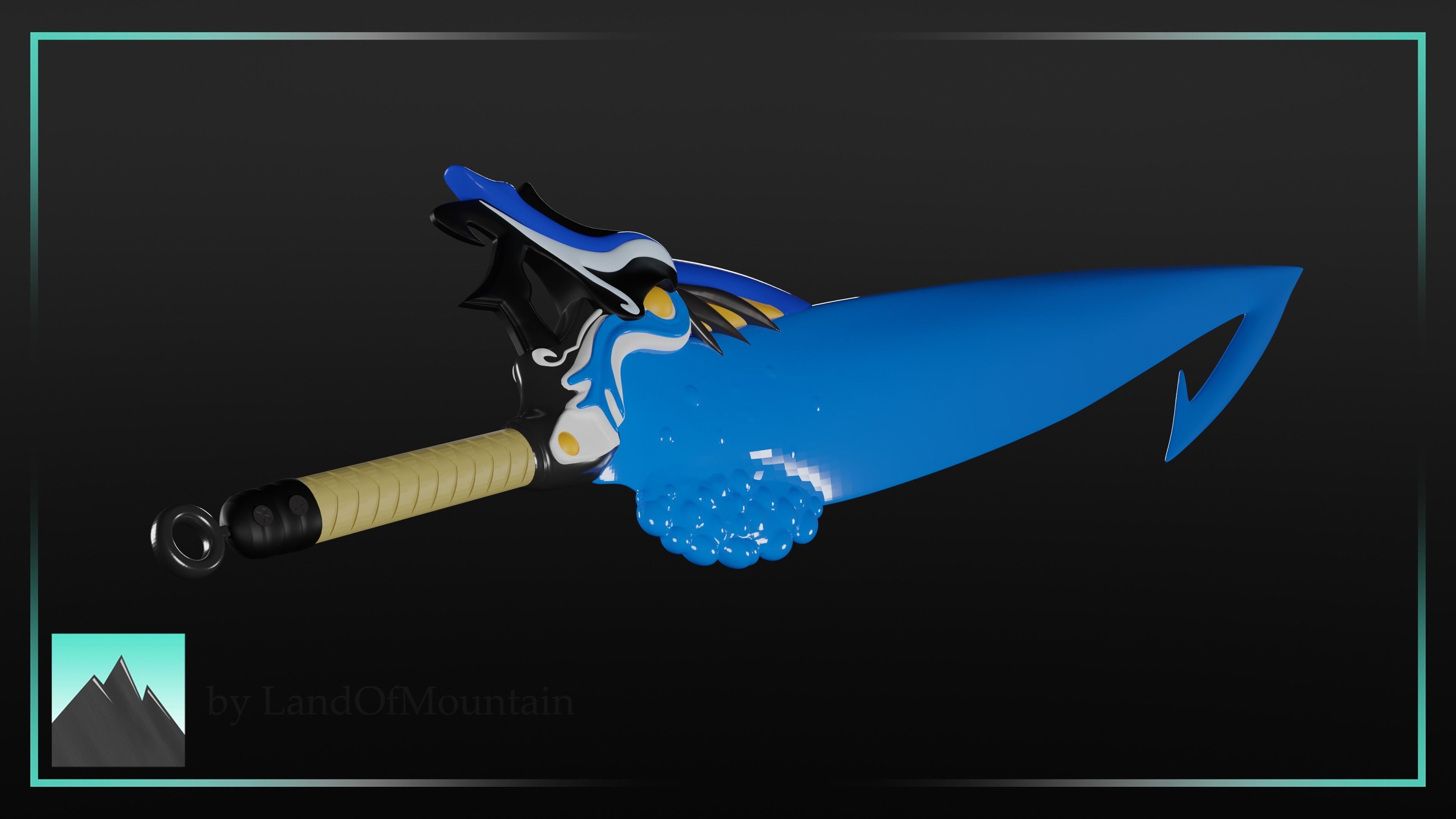 Tidus Brotherhood Sword - Final Fantasy X 3D model 3D printable | CGTrader