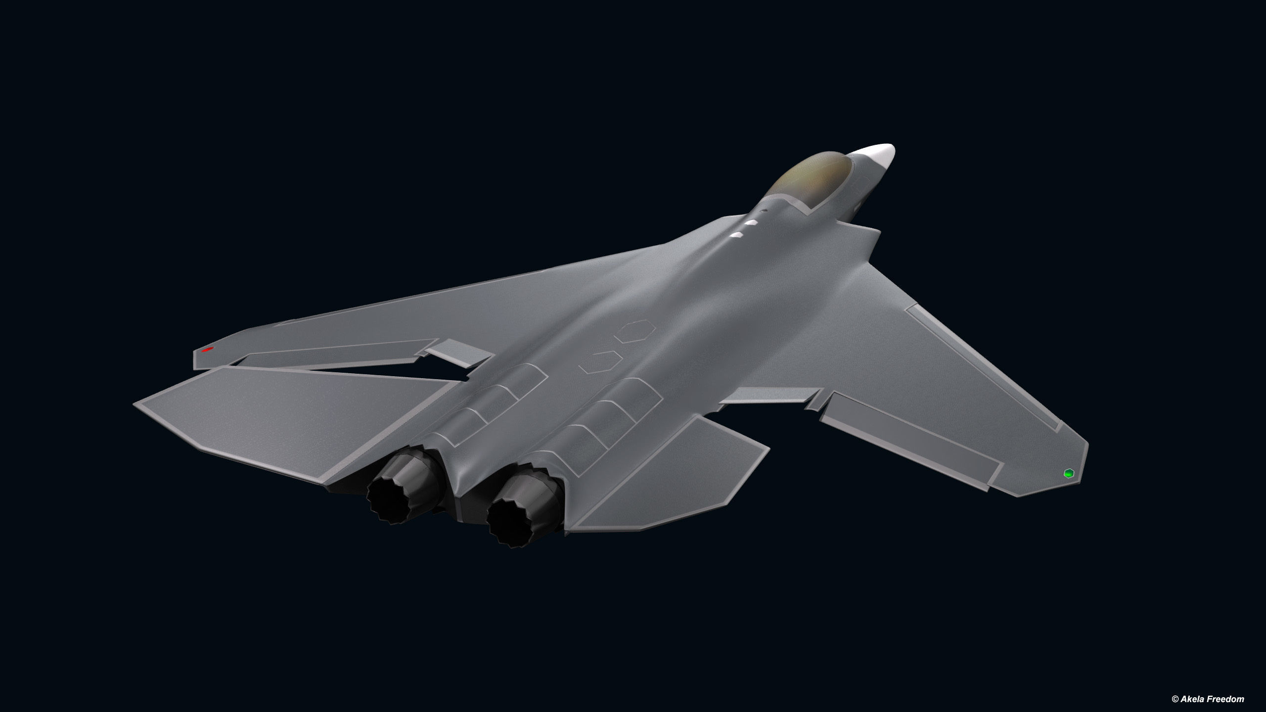 FCAS Future Combat Air System 3D model animated | CGTrader