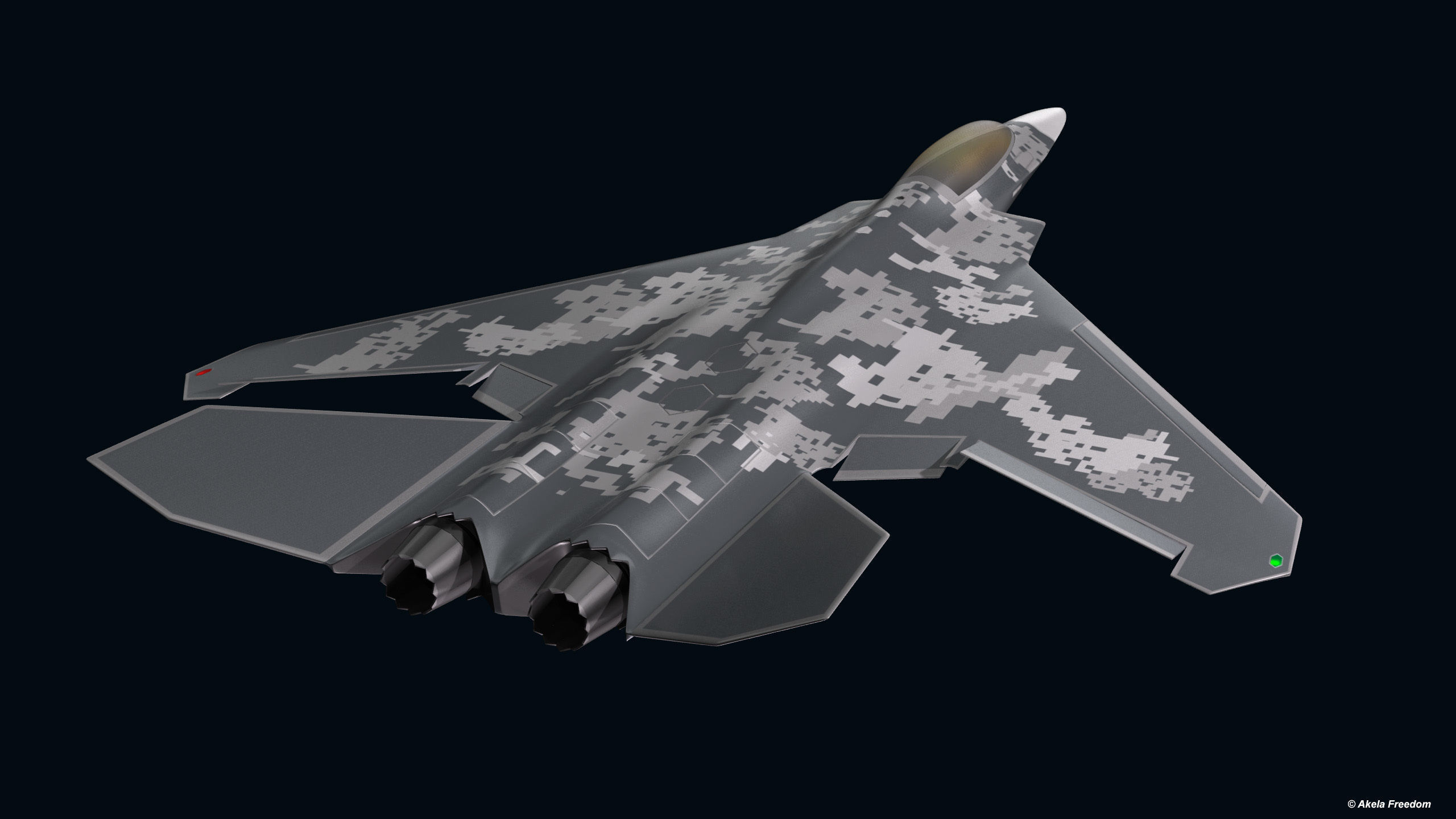 FCAS Future Combat Air System 3D model animated | CGTrader