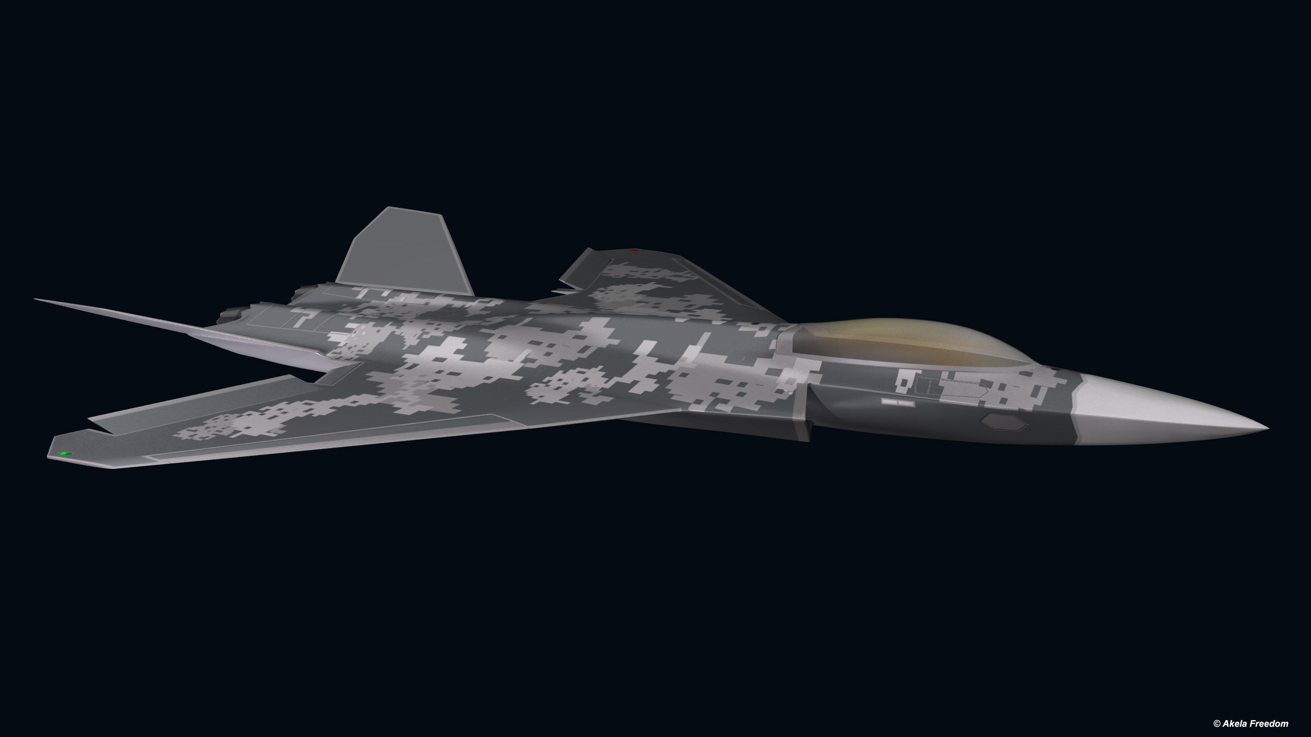 FCAS Future Combat Air System 3D model animated | CGTrader