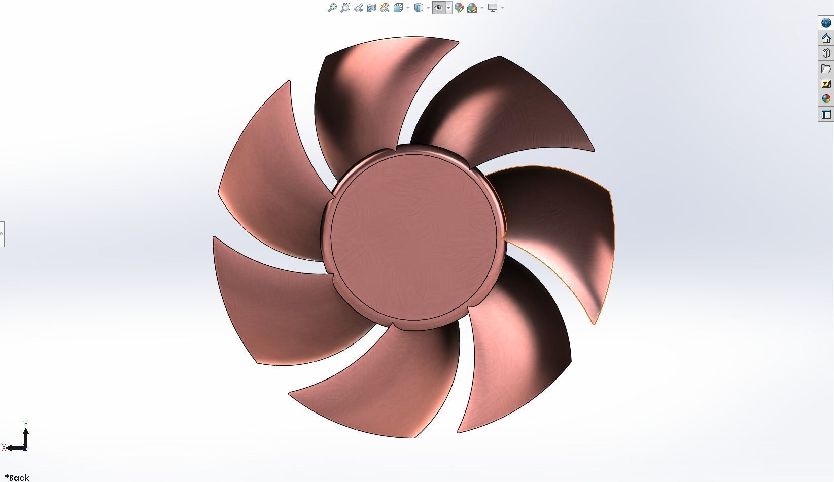 PC fan solidworks 3D model rigged | CGTrader