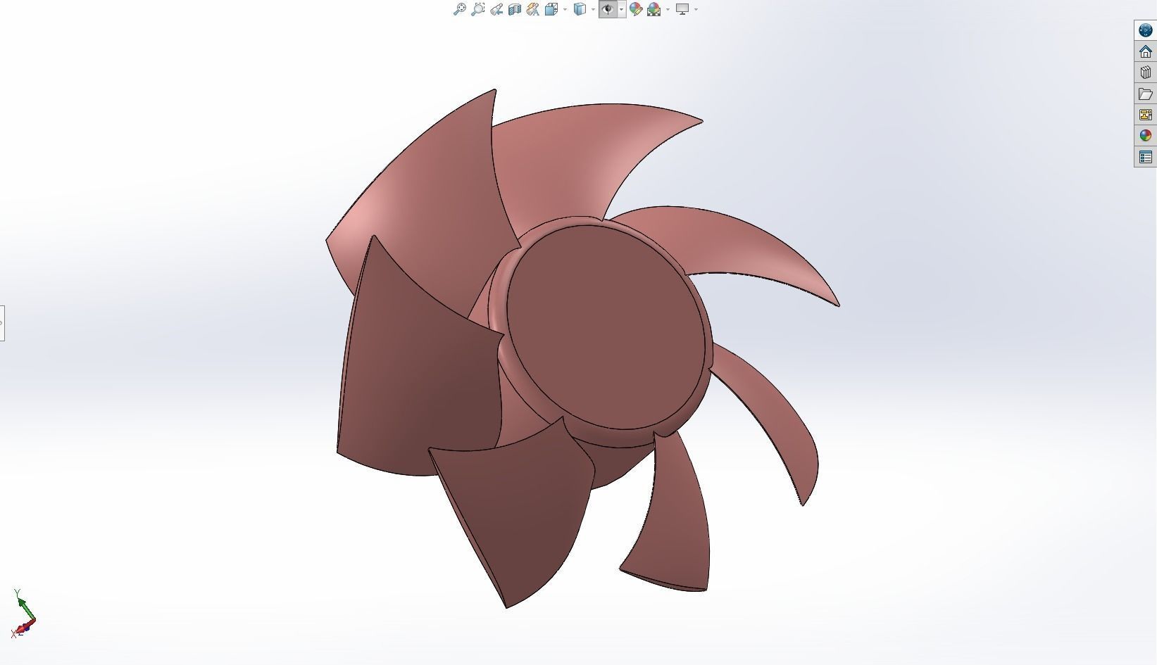 PC fan solidworks 3D model rigged | CGTrader