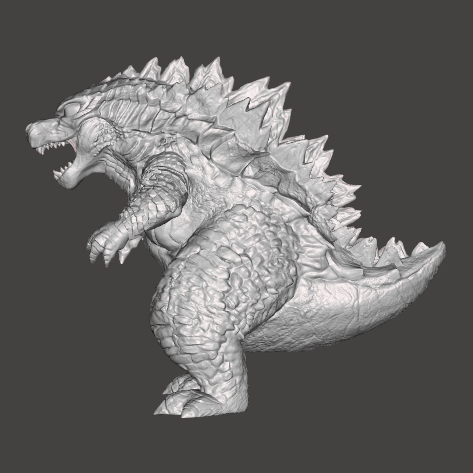godzilla 3D model 3D printable | CGTrader