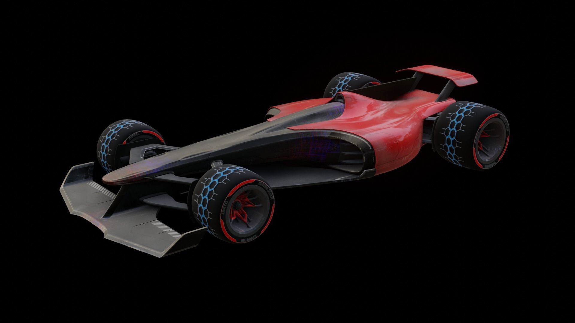 F1 Futuristic Concept 3D model | CGTrader