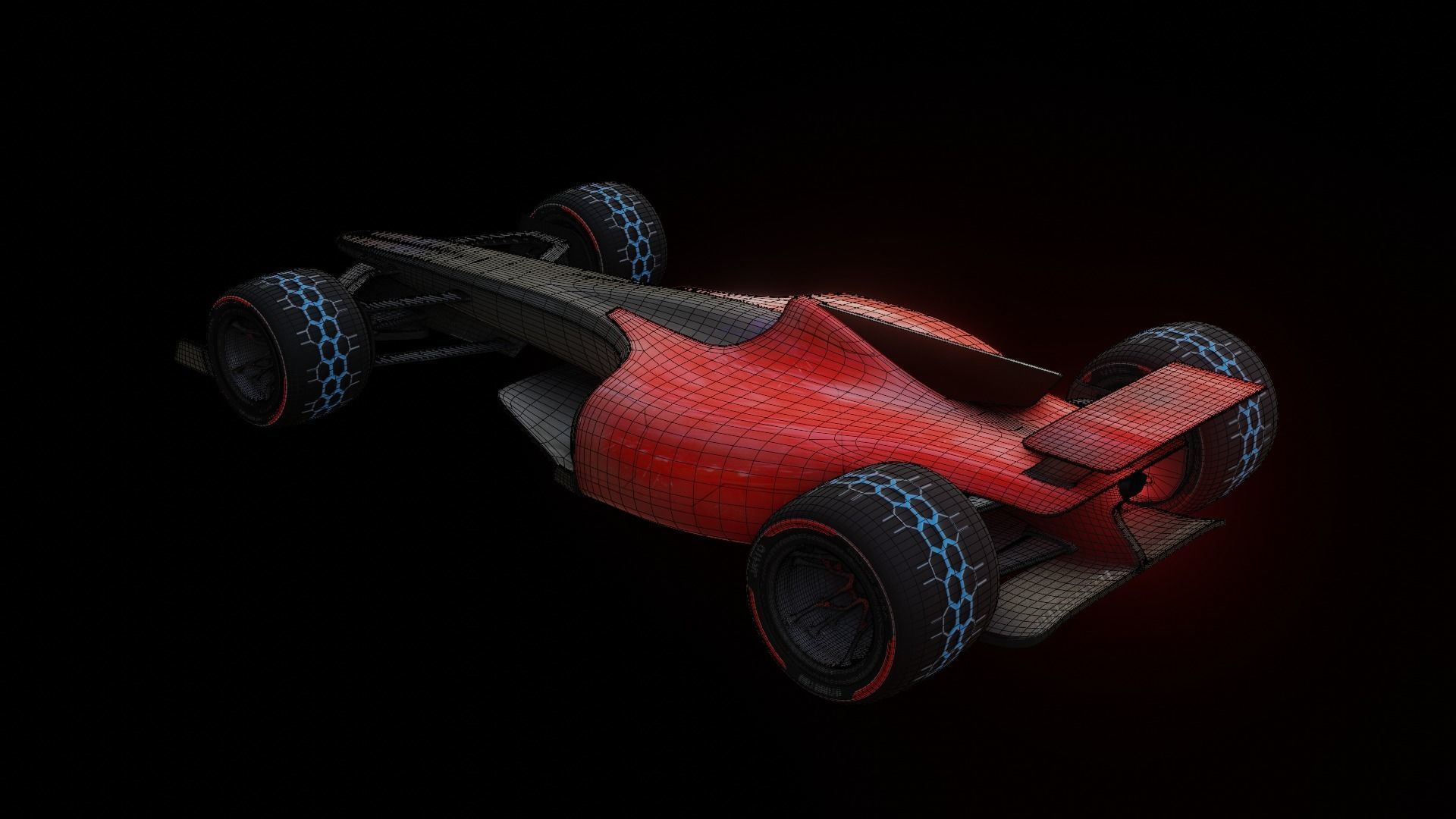 F1 Futuristic Concept 3D model | CGTrader