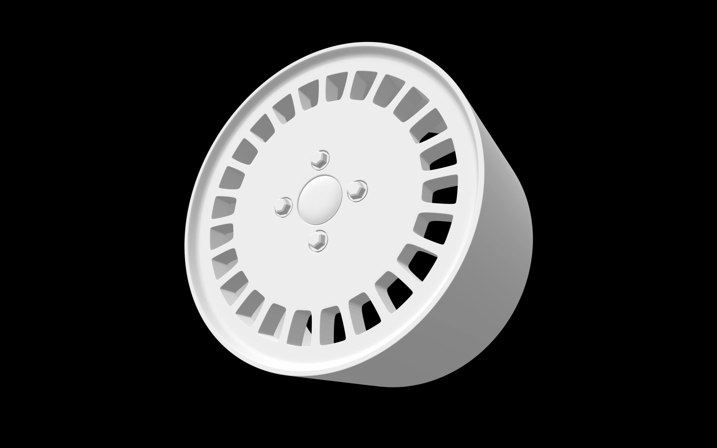 Fiat Uno Turbo MKII scalable and printable rims 3D model 3D printable ...