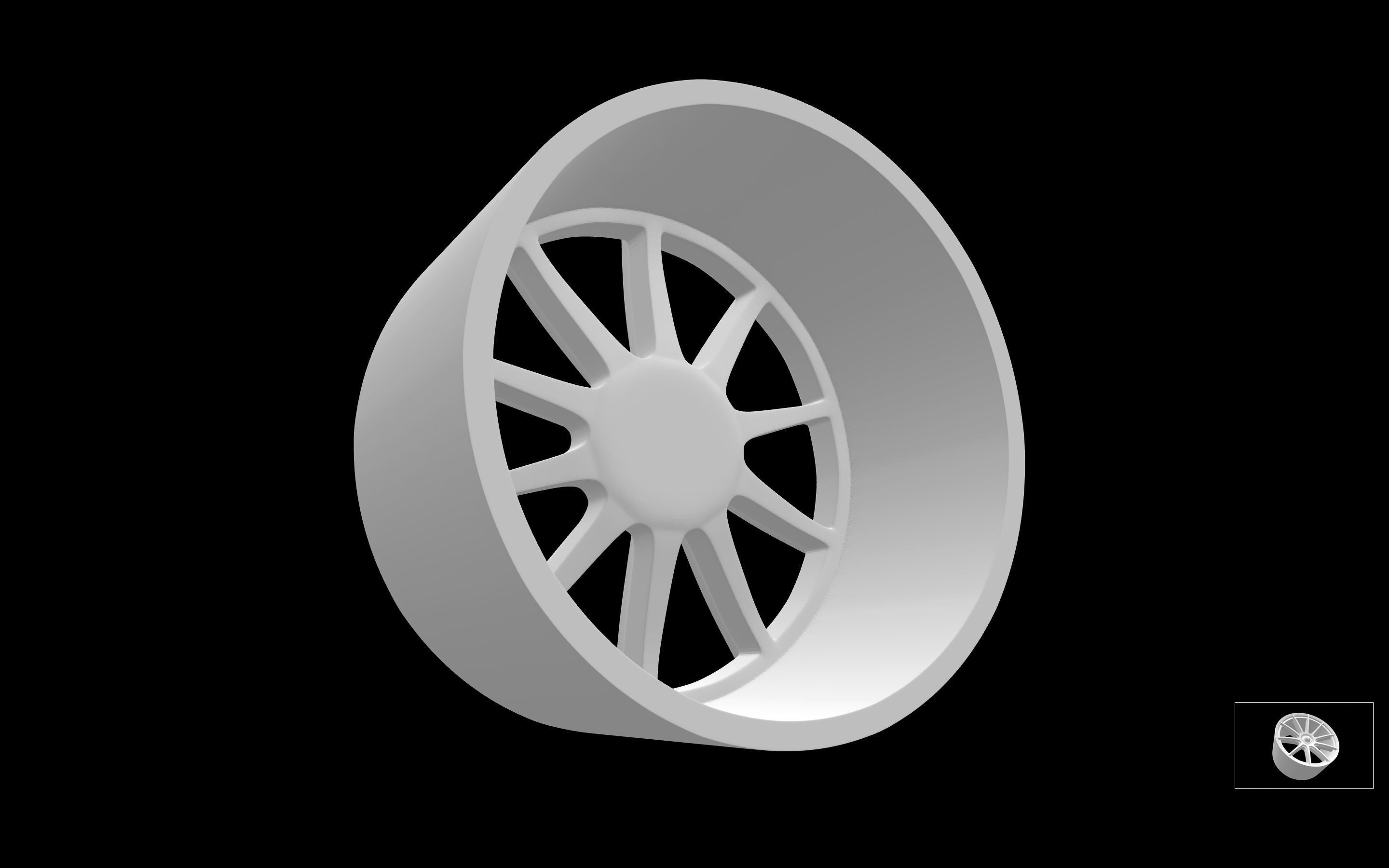 Ferrari FXXK OEM scalable and printable rims 3D model 3D printable ...