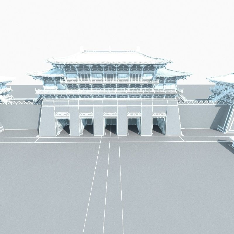 Ancient Chinese city 3D model | CGTrader
