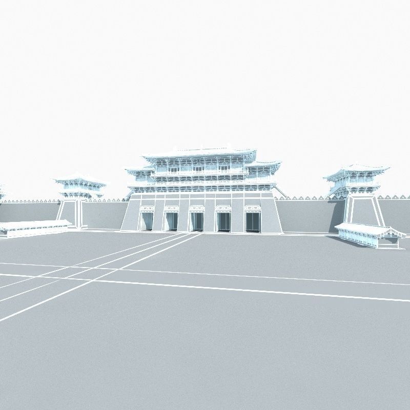 Ancient Chinese city 3D model | CGTrader
