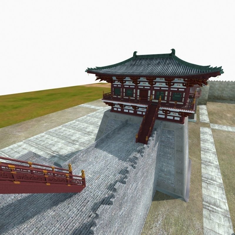 Ancient Chinese city 3D model | CGTrader