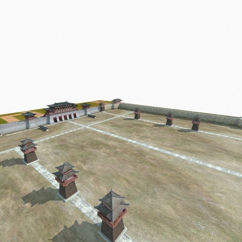 Ancient Chinese city 3D model | CGTrader