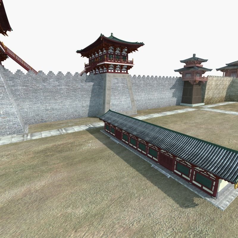 Ancient Chinese city 3D model | CGTrader