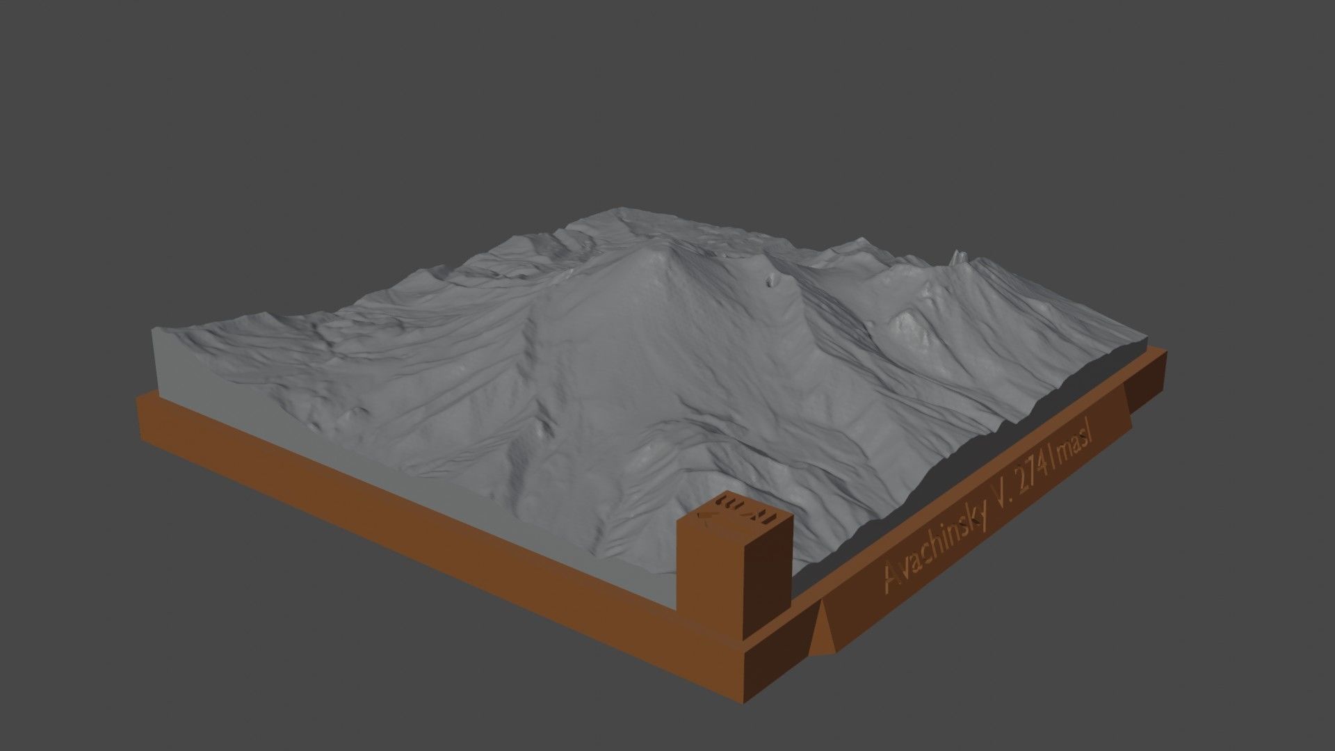 Avachinsky V 3D model 3D printable | CGTrader