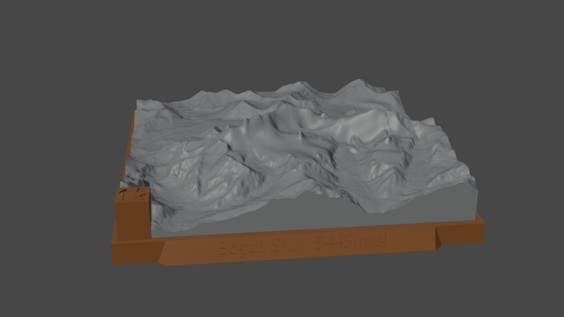 Bogda Shan 3D model 3D printable | CGTrader