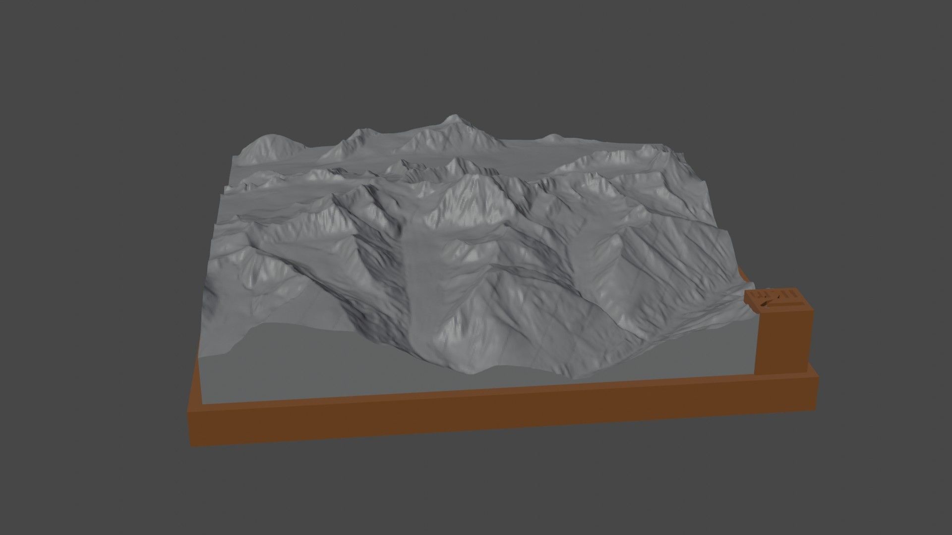 Buckwell Peak 3D model 3D printable | CGTrader