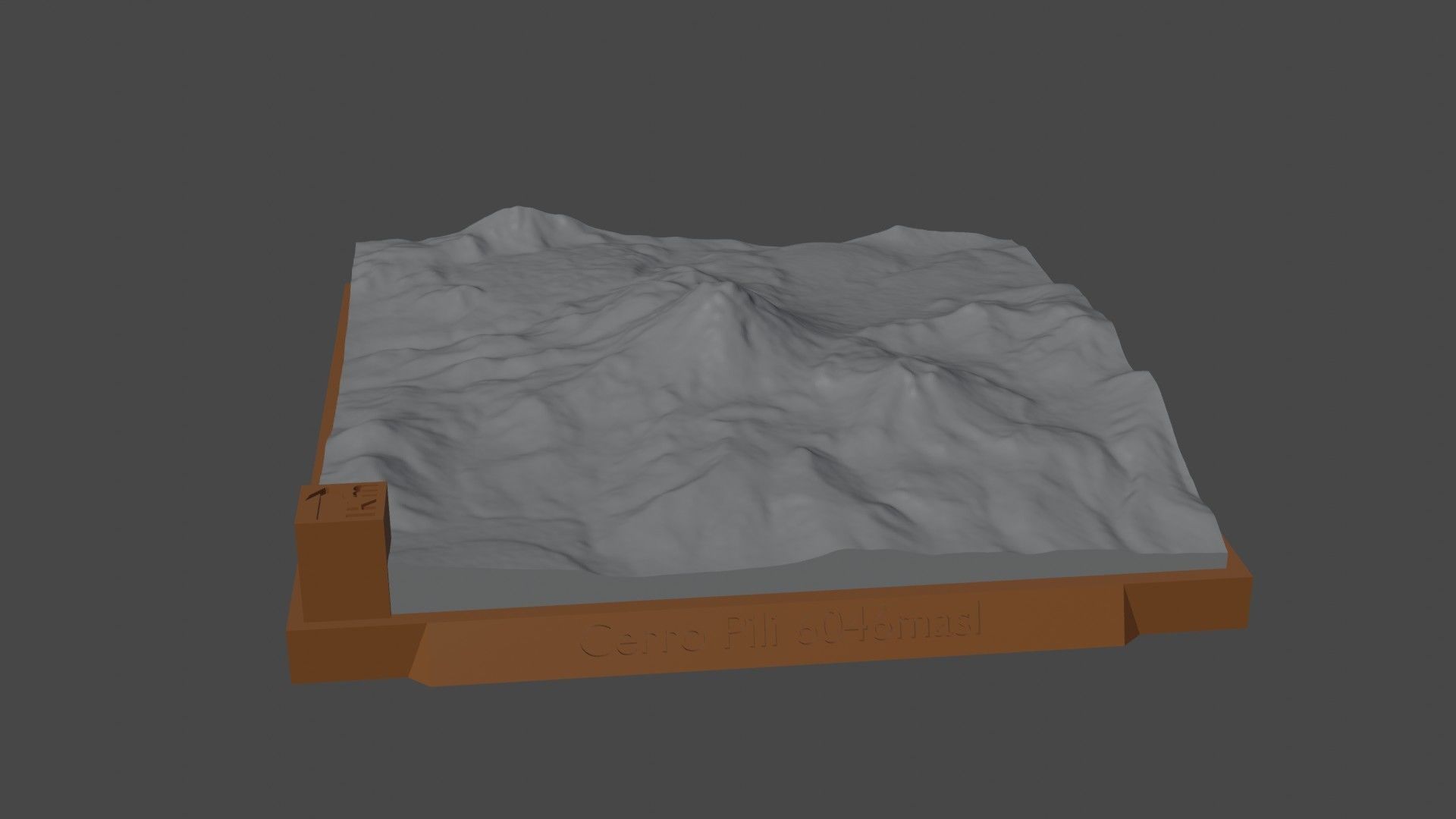 Cerro Pili 3D model 3D printable | CGTrader
