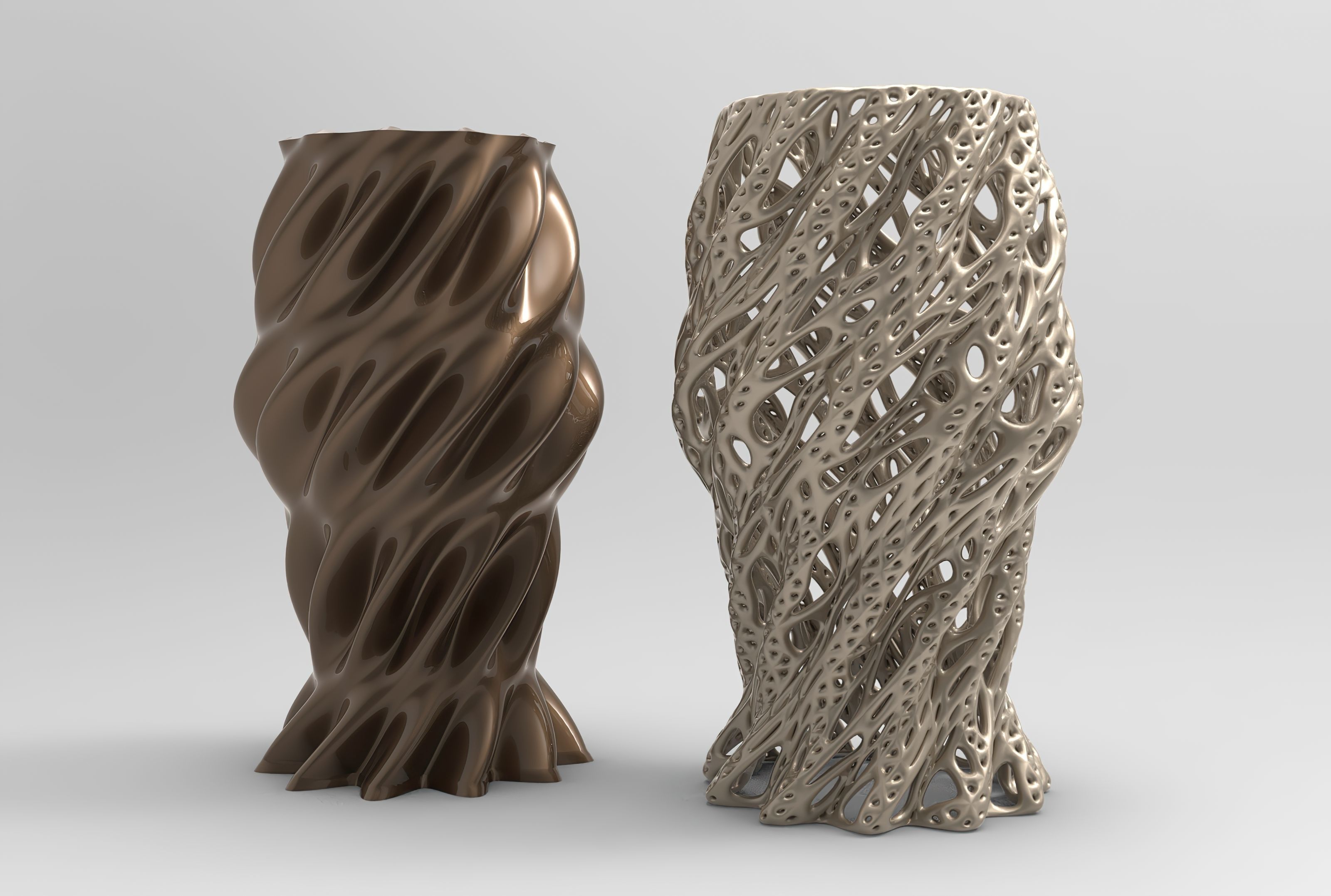Vase Voronoi 5 3D model 3D printable | CGTrader