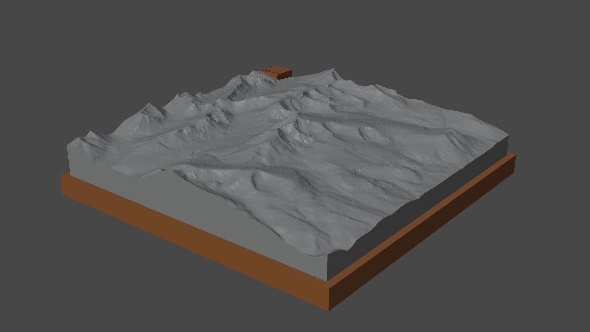 Grey Hunter Peak 3D model 3D printable | CGTrader