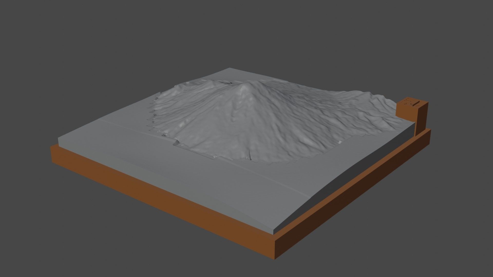 Gunung Api 3D model 3D printable | CGTrader