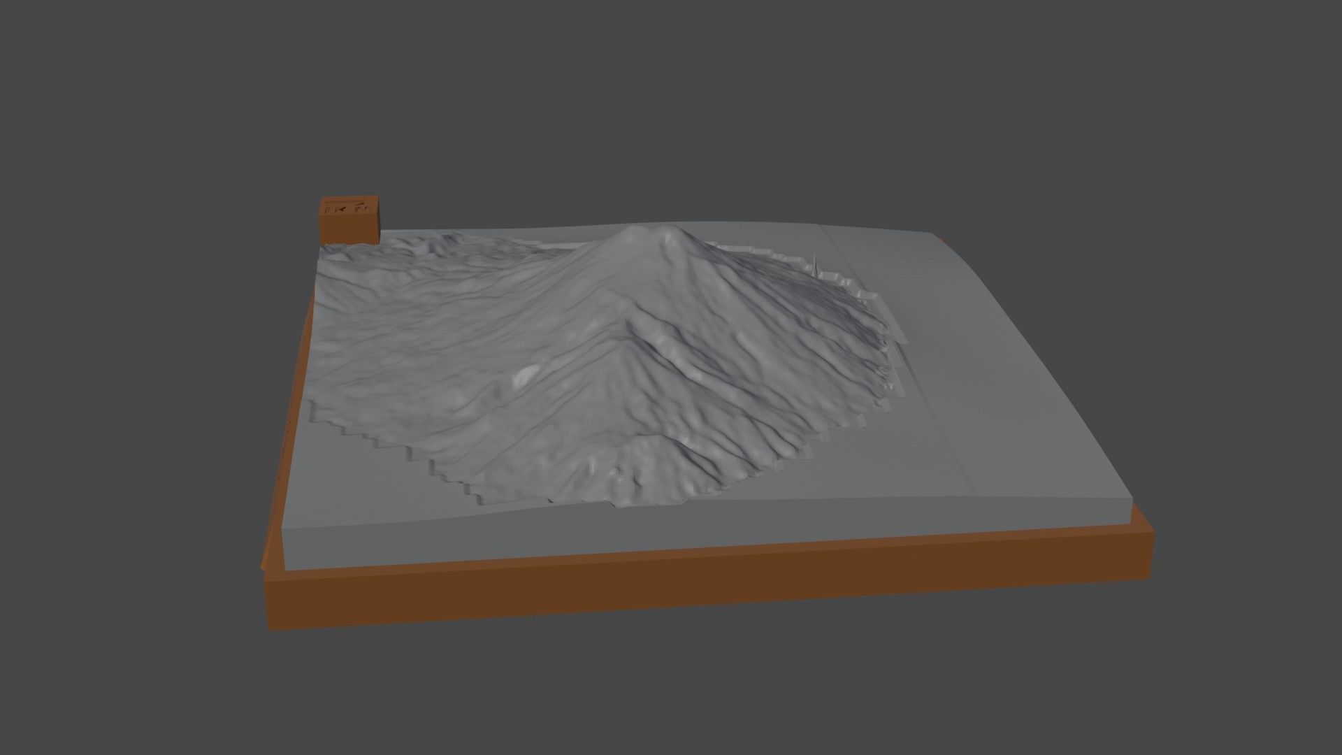 Gunung Api 3D model 3D printable | CGTrader