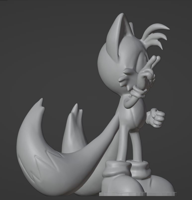 MILES TAILS - SONIC 02 3D model 3D printable | CGTrader