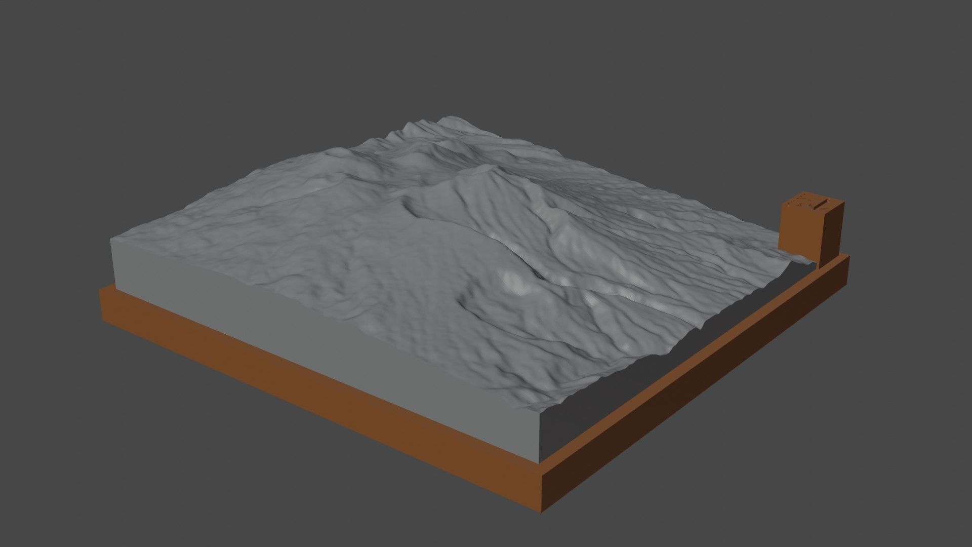 Gunung Daun 3D model 3D printable | CGTrader