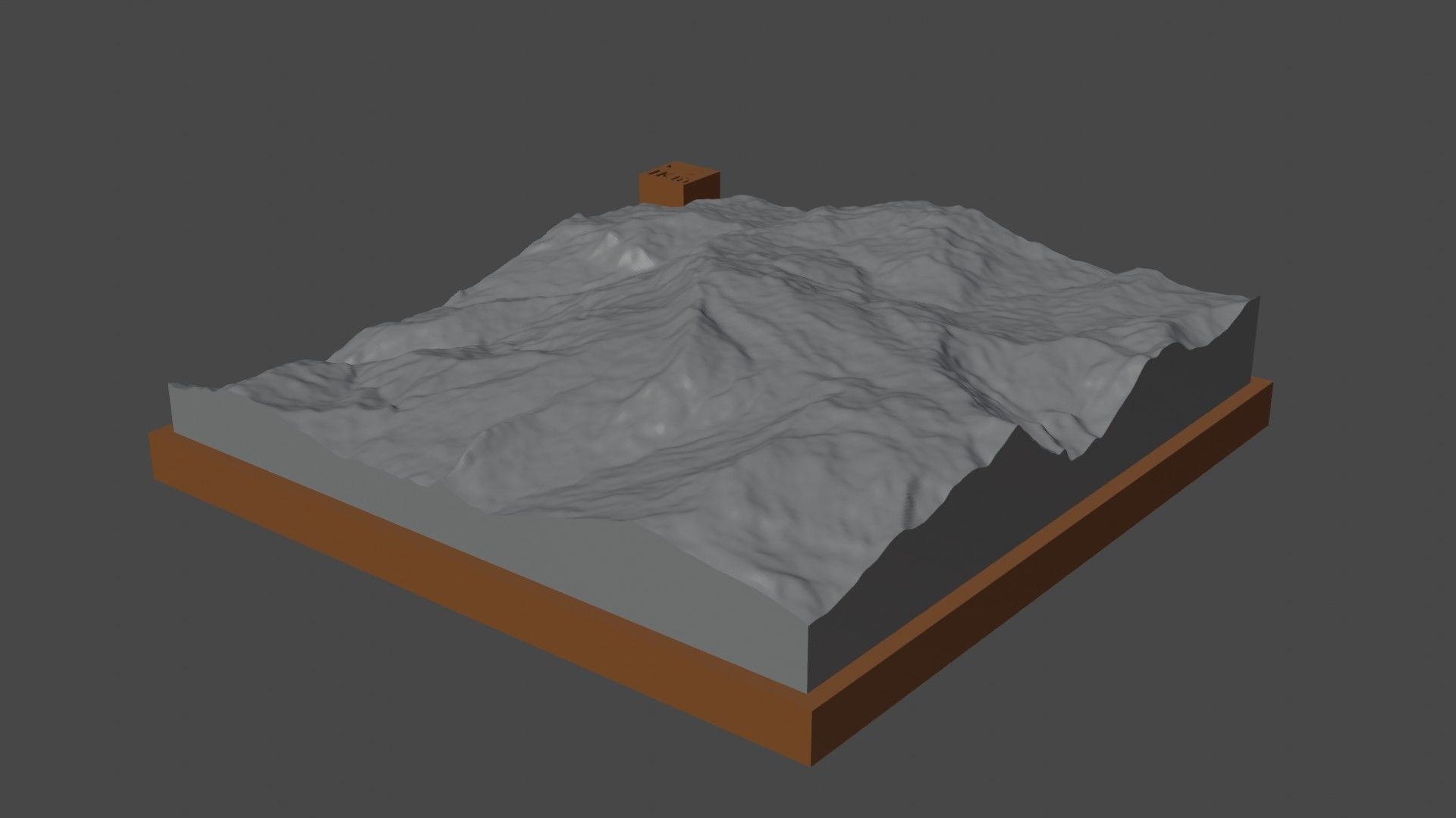 Gunung Kapalatmada 3D model 3D printable | CGTrader