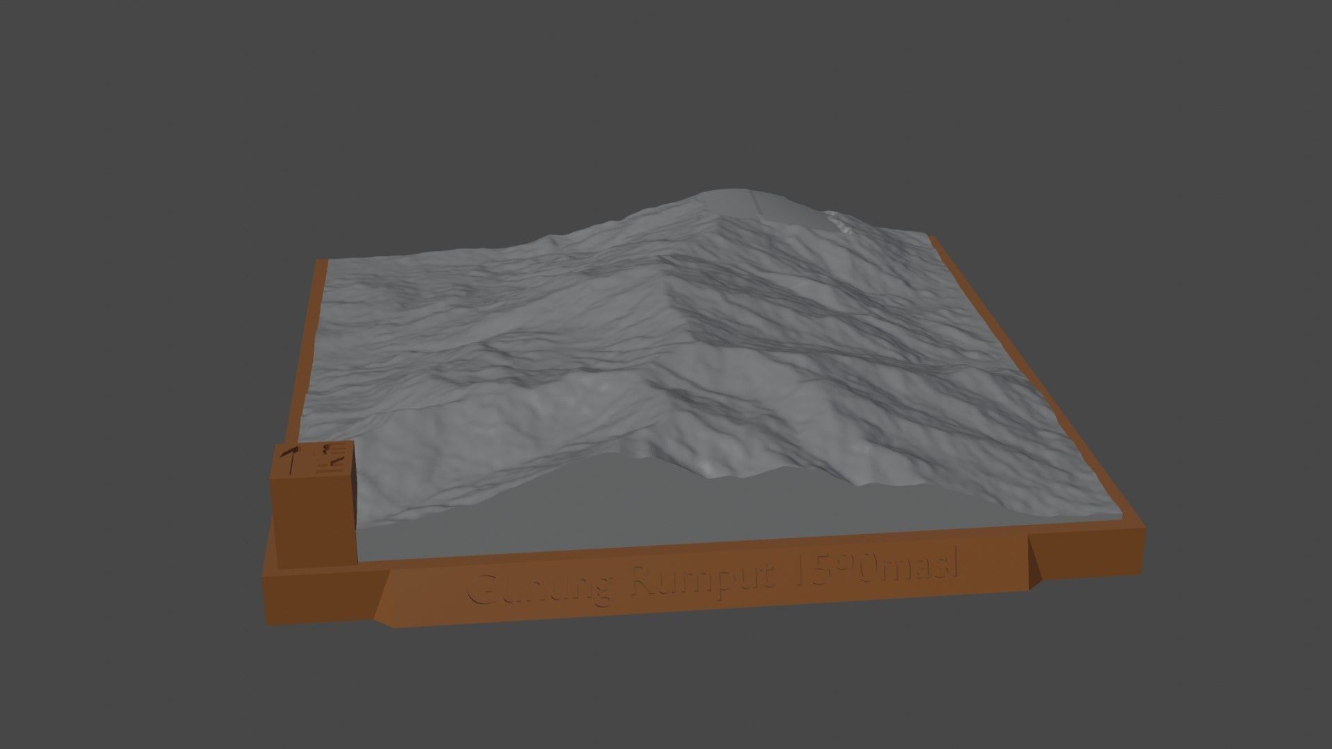 Gunung Rumput 3D model 3D printable | CGTrader