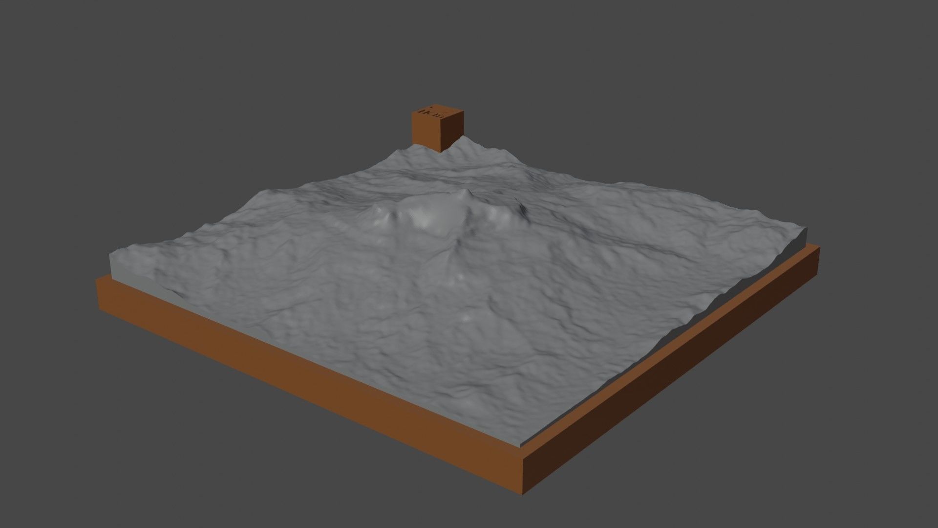 Gunung Saran 3D model 3D printable | CGTrader