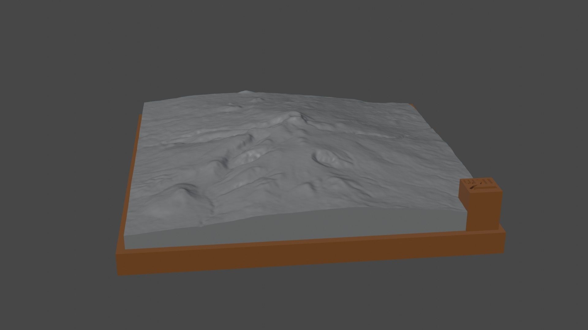 Halla-san mountain 3D model 3D printable | CGTrader