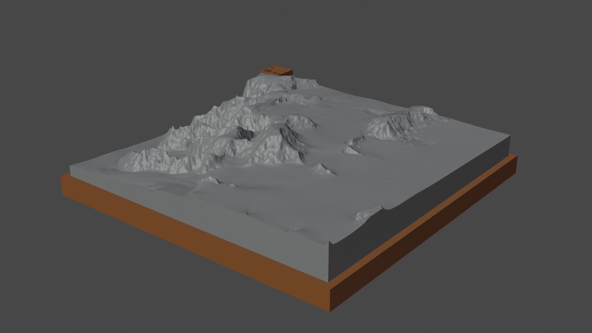 Mount Forel 3D model 3D printable | CGTrader