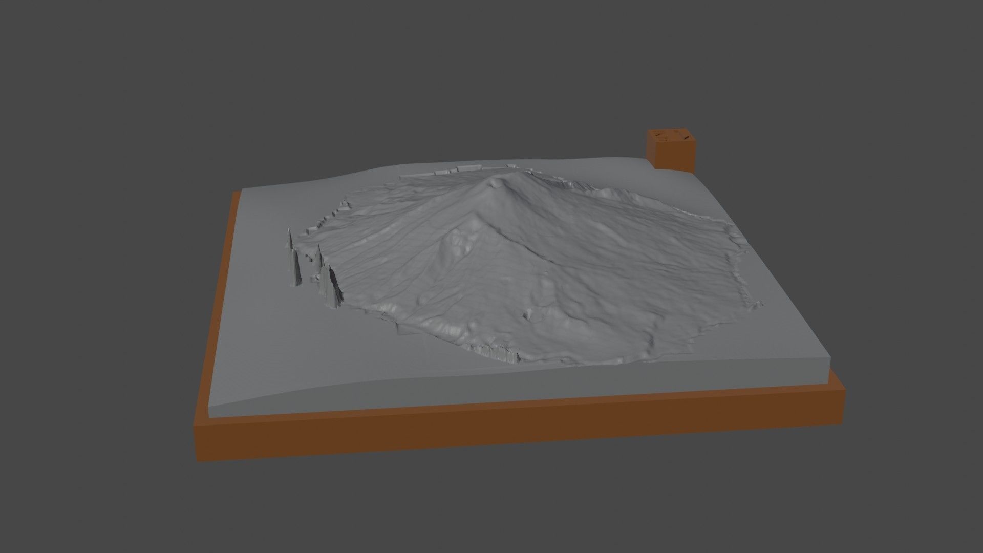 Mount Gareloi 3D model 3D printable | CGTrader