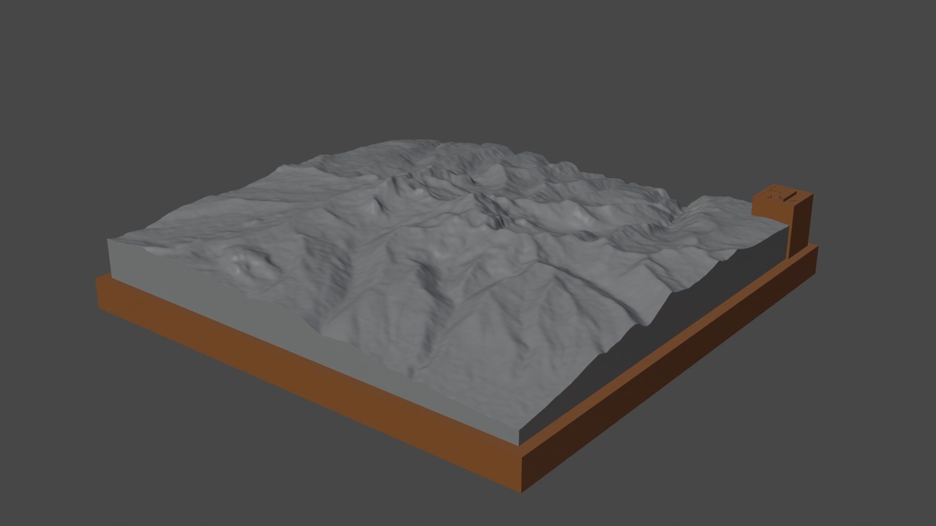 Mount Giluwe 3D model 3D printable | CGTrader