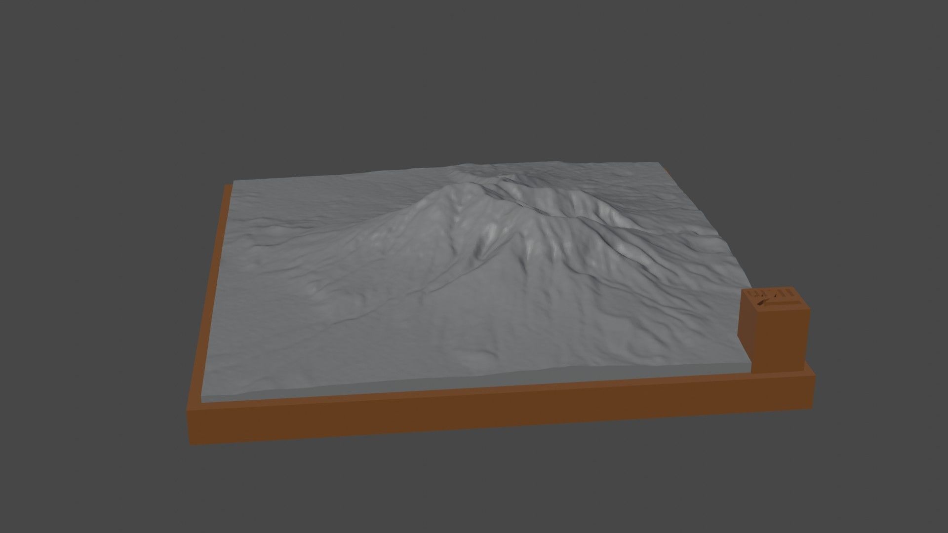 Mount Hanang 3D model 3D printable | CGTrader