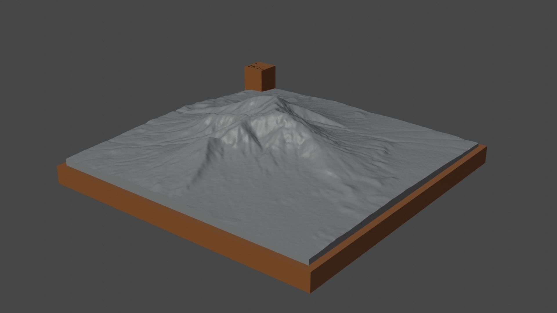 Mount Hanang 3D model 3D printable | CGTrader