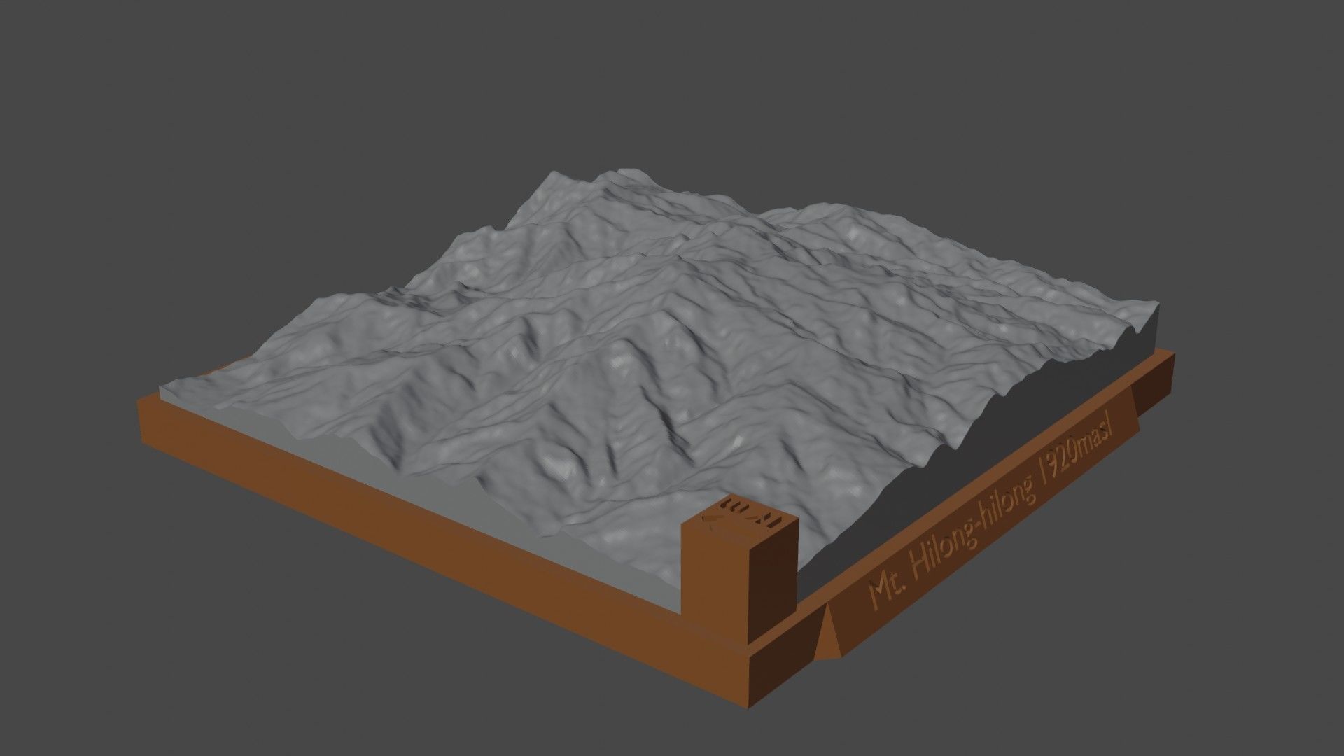 Mount Hilong-hilong 3D model 3D printable | CGTrader