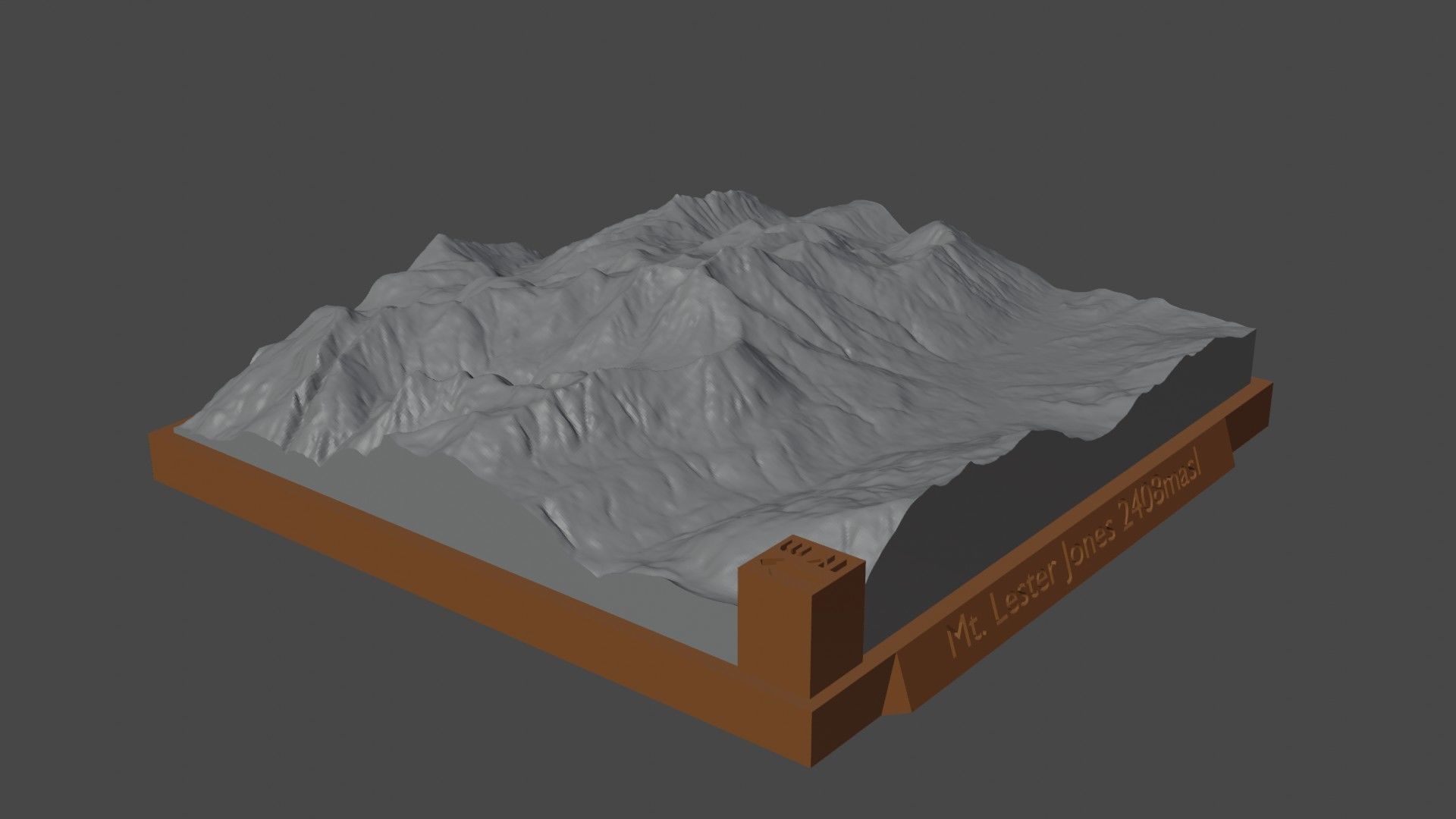 Mount Lester Jones 3D model 3D printable | CGTrader
