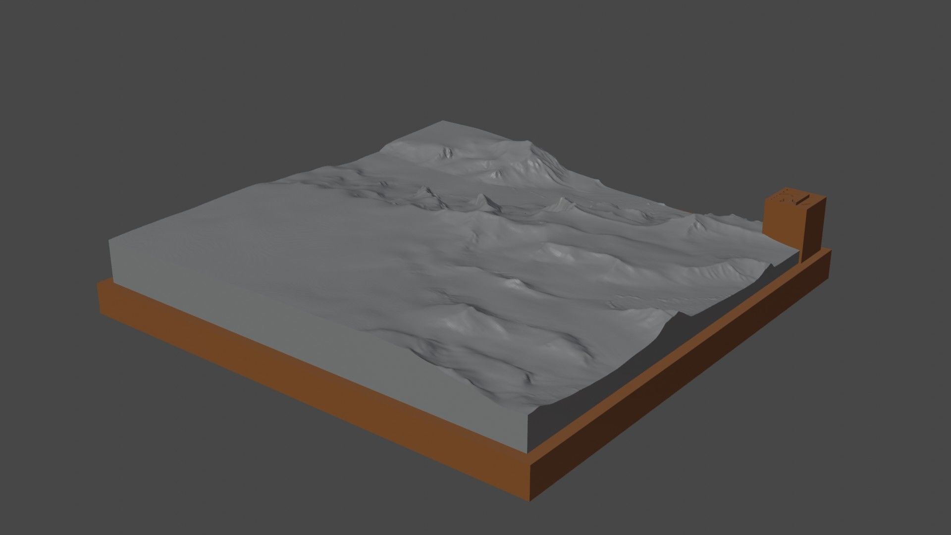 Outlook Peak 3D model 3D printable | CGTrader