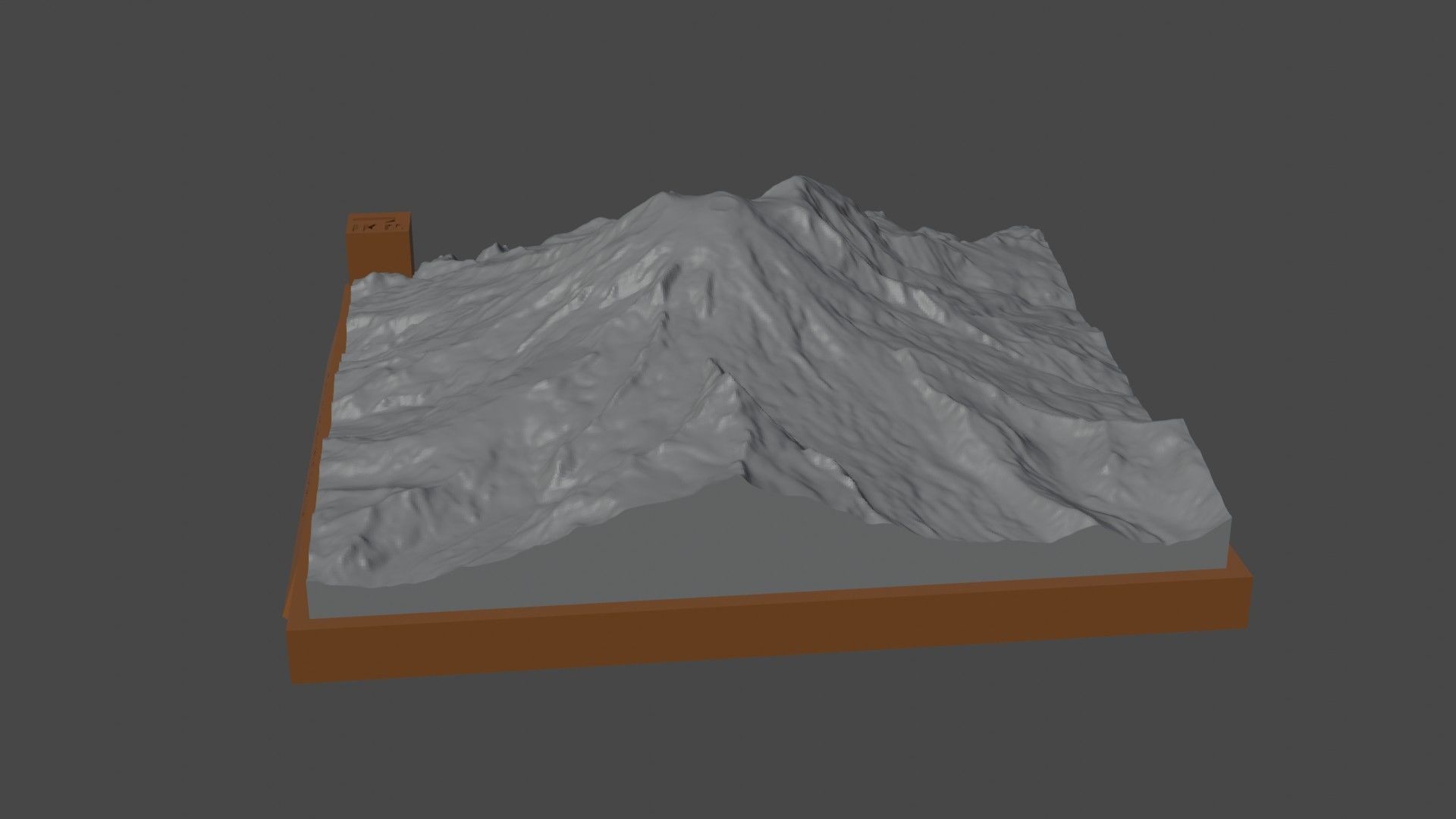 Mount Rainier 3D model 3D printable | CGTrader