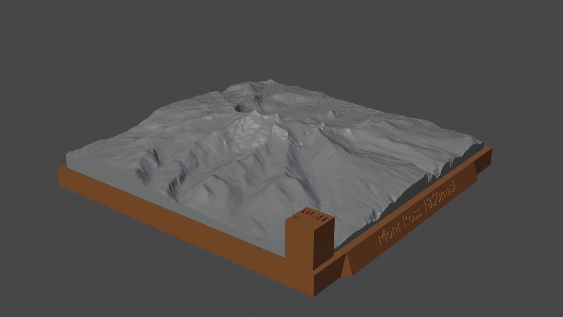 Mont Ross 3D model 3D printable | CGTrader